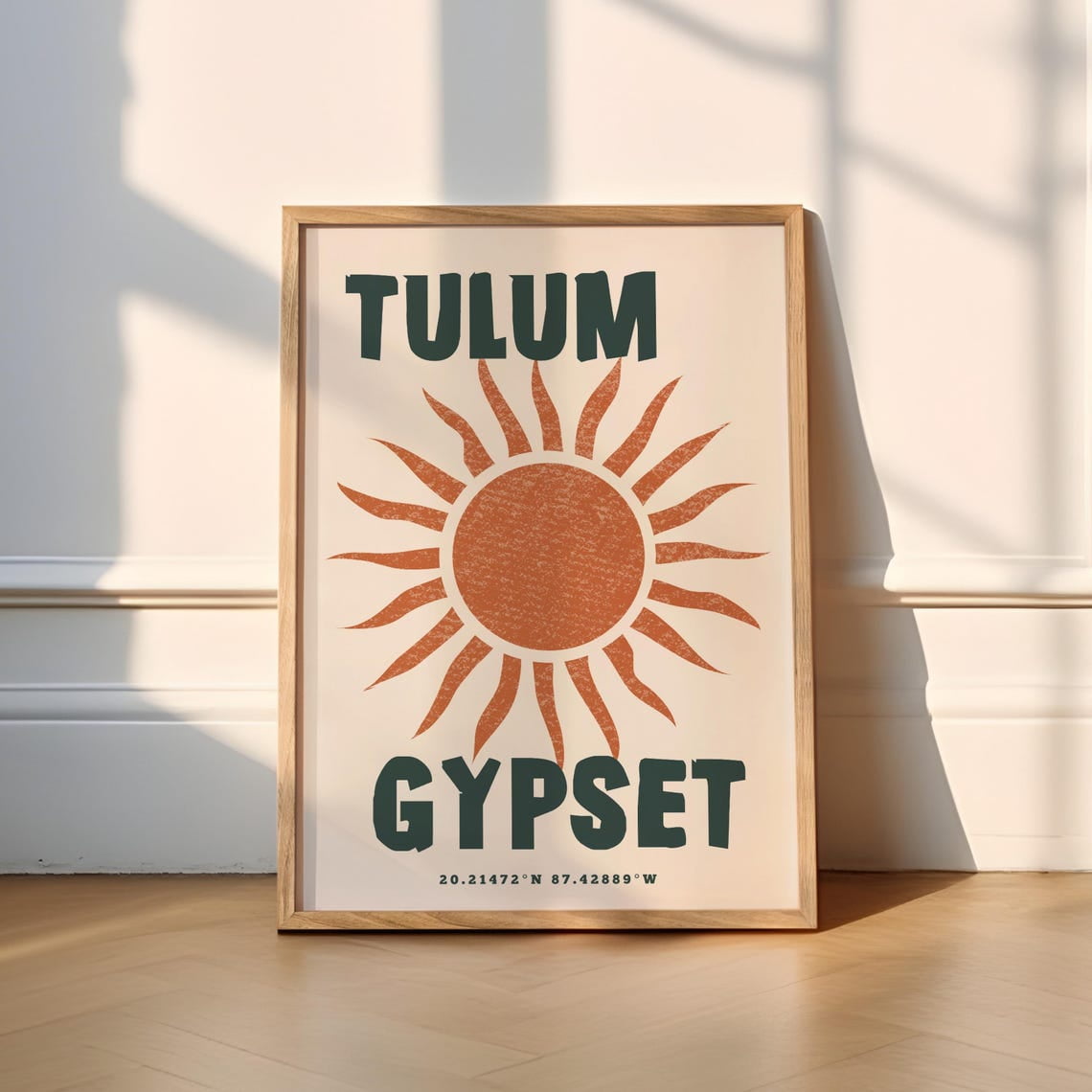 Modroom Tulum Gypset Print | 3 Colours | Travel (Travel Prints, Travel ...