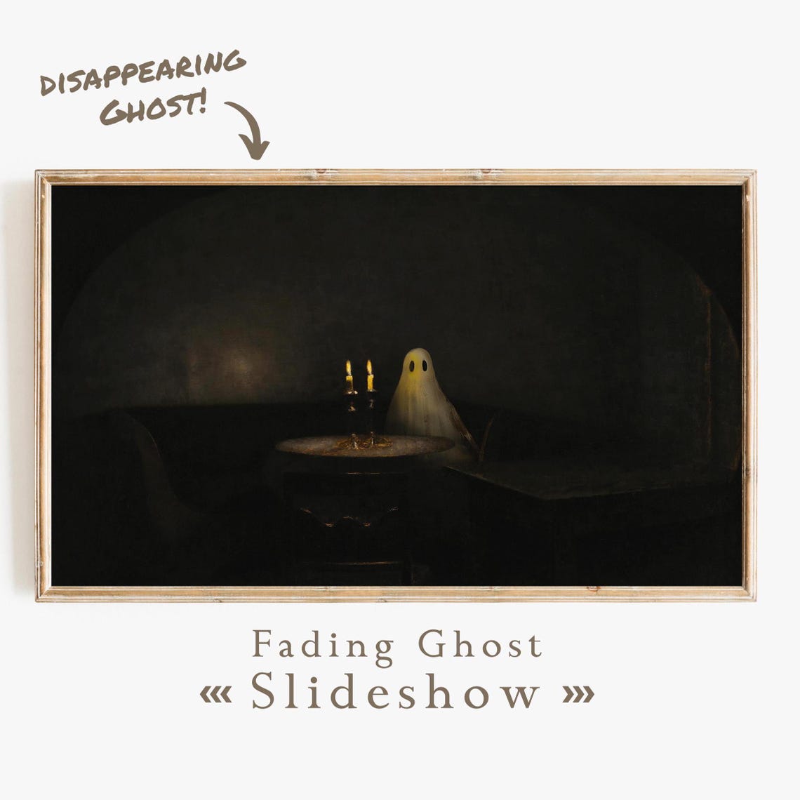 Modroom Tv Art | Spooky Ghost Painting | Slideshow | Creepy Dark Toned ...