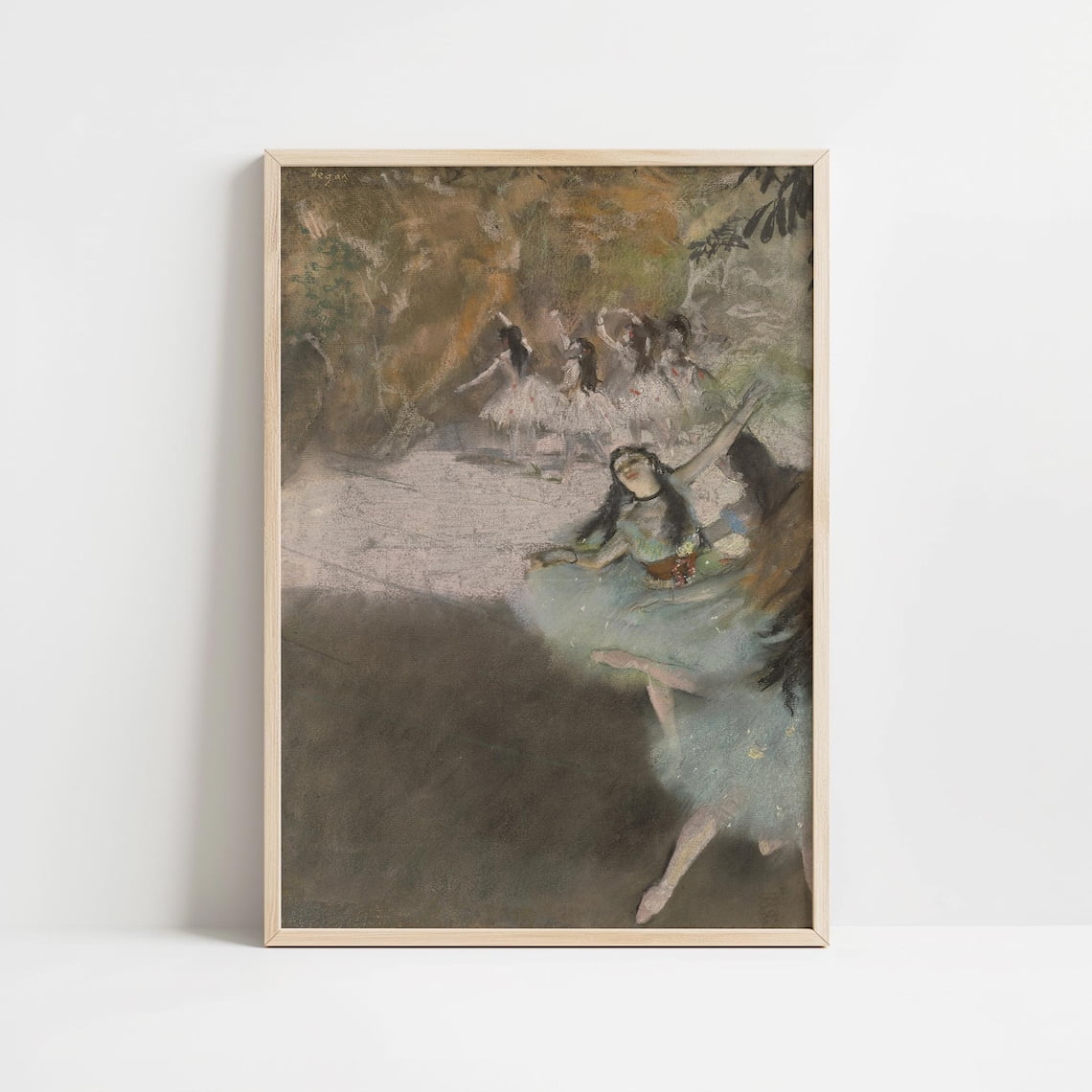 Modroom Vintage Ballet Dancer Fine Art Print | Impressionist Ballet ...