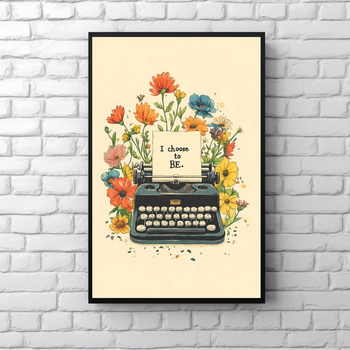 Modroom Vintage Typewriter Print Shakespeare Inspired Quote Wall Art ...