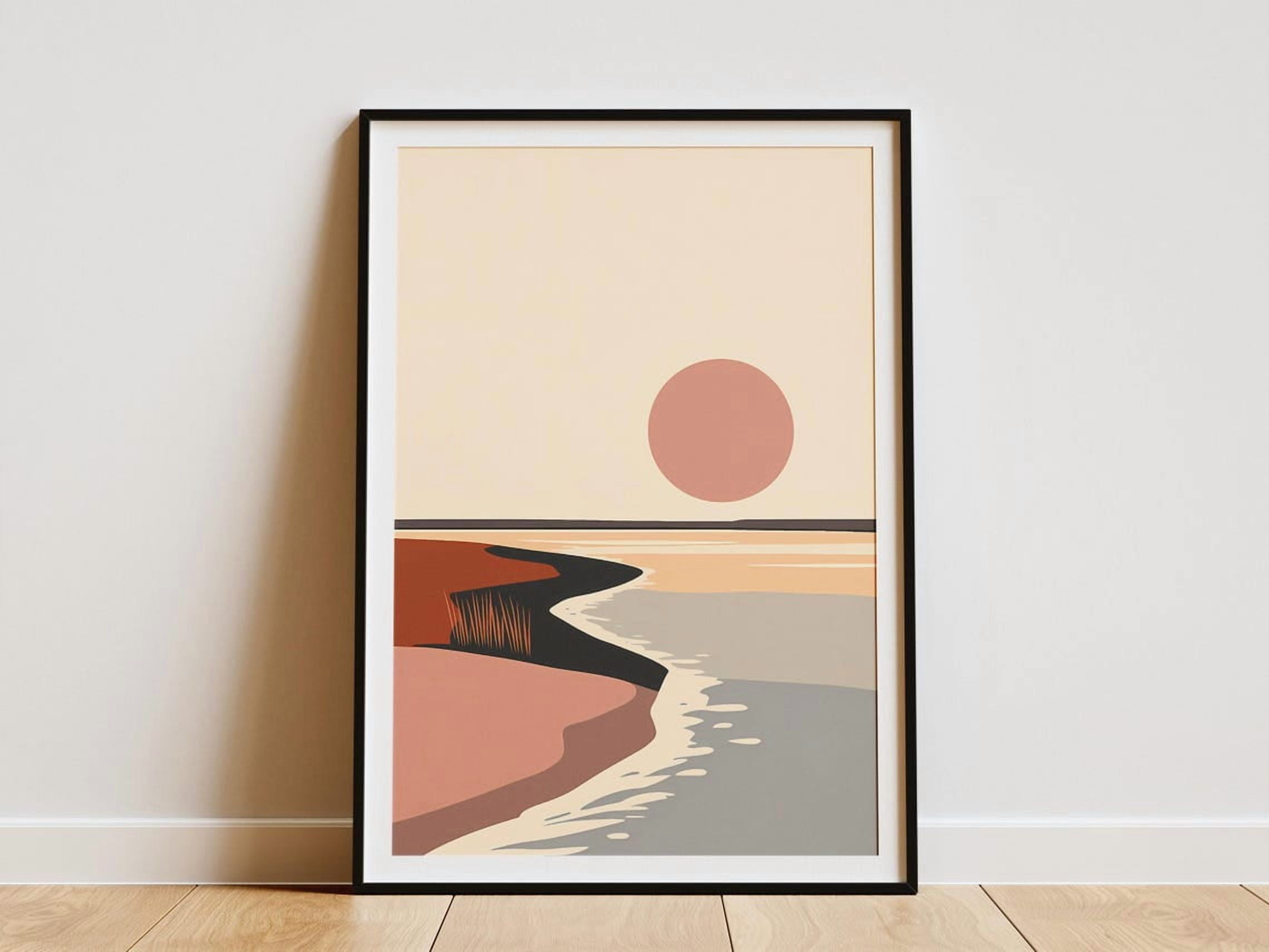 Modroom Wadden Sea Denmark Germany Netherlands Flat Minimalist ...