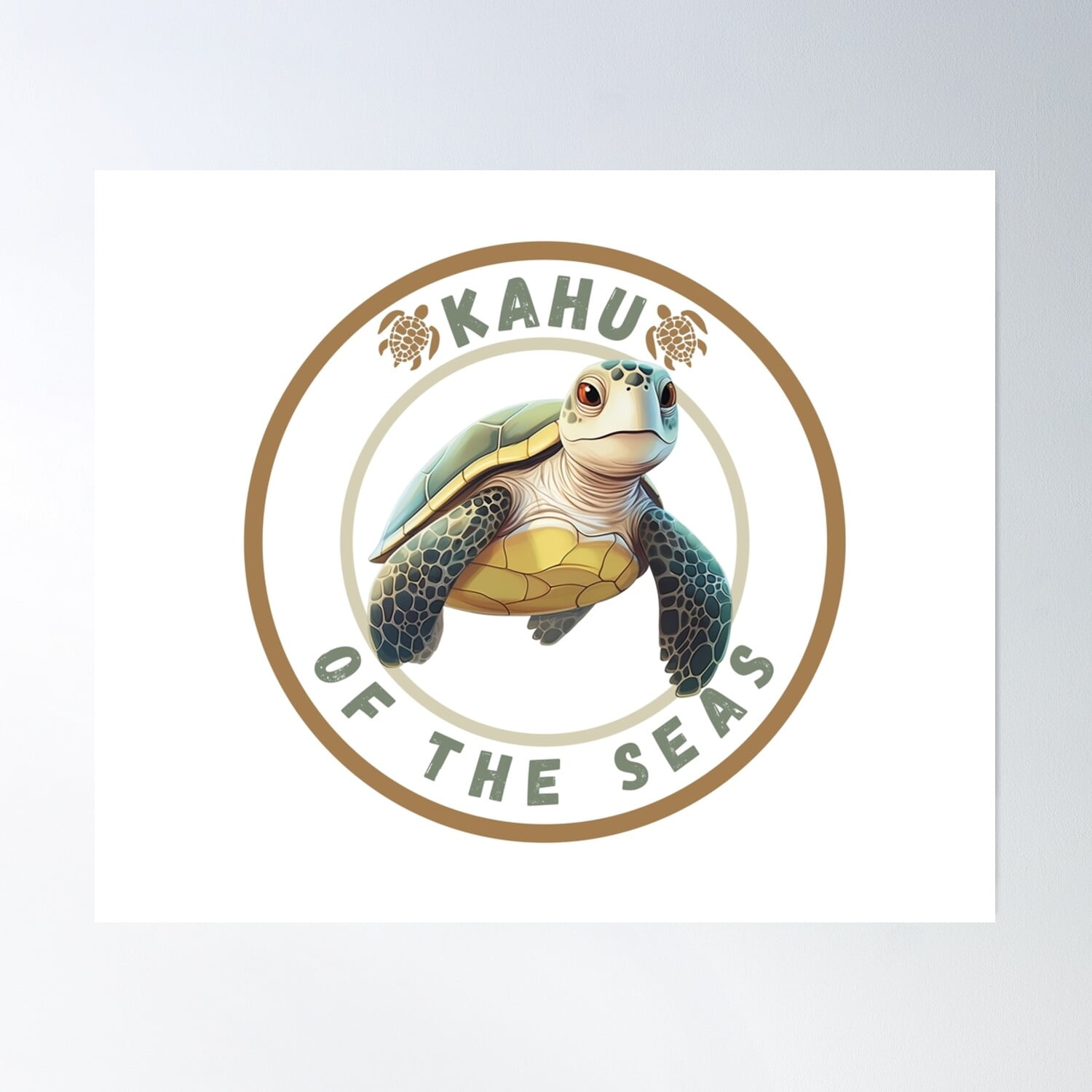 Modroom Watercolor Endangered Sea Turtle And Timeless Guardian Of The ...