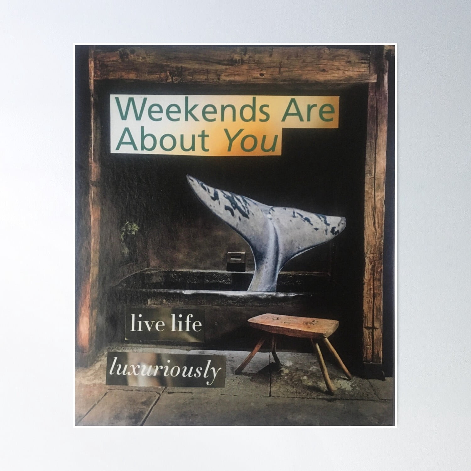Modroom Weekends Poster Wall Art, Modern Wall Decor, 16x24 UNFRAMED ...