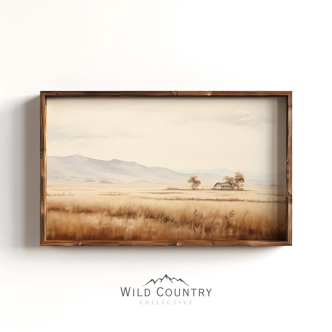 Modroom Western Ranch Poster Print Vintage Montana Landscape Rustic ...