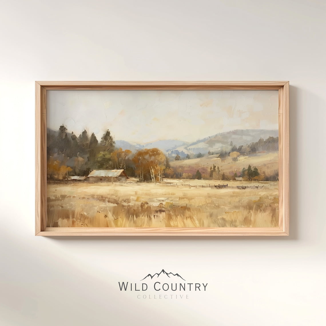 Modroom Western Ranch Poster Print Vintage Montana Rustic Cabin Wall ...