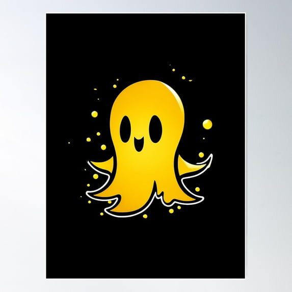 Modroom Yellow Ghost On Your Screen: Transform Your Experience Poster ...