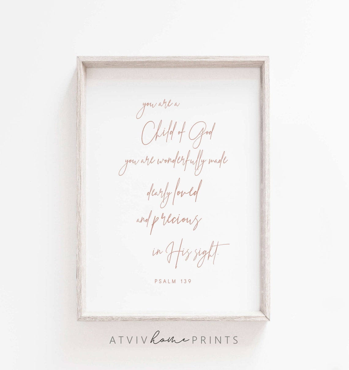 Modroom You Are a Child of God Poster – Christian Nursery Bible Verse ...