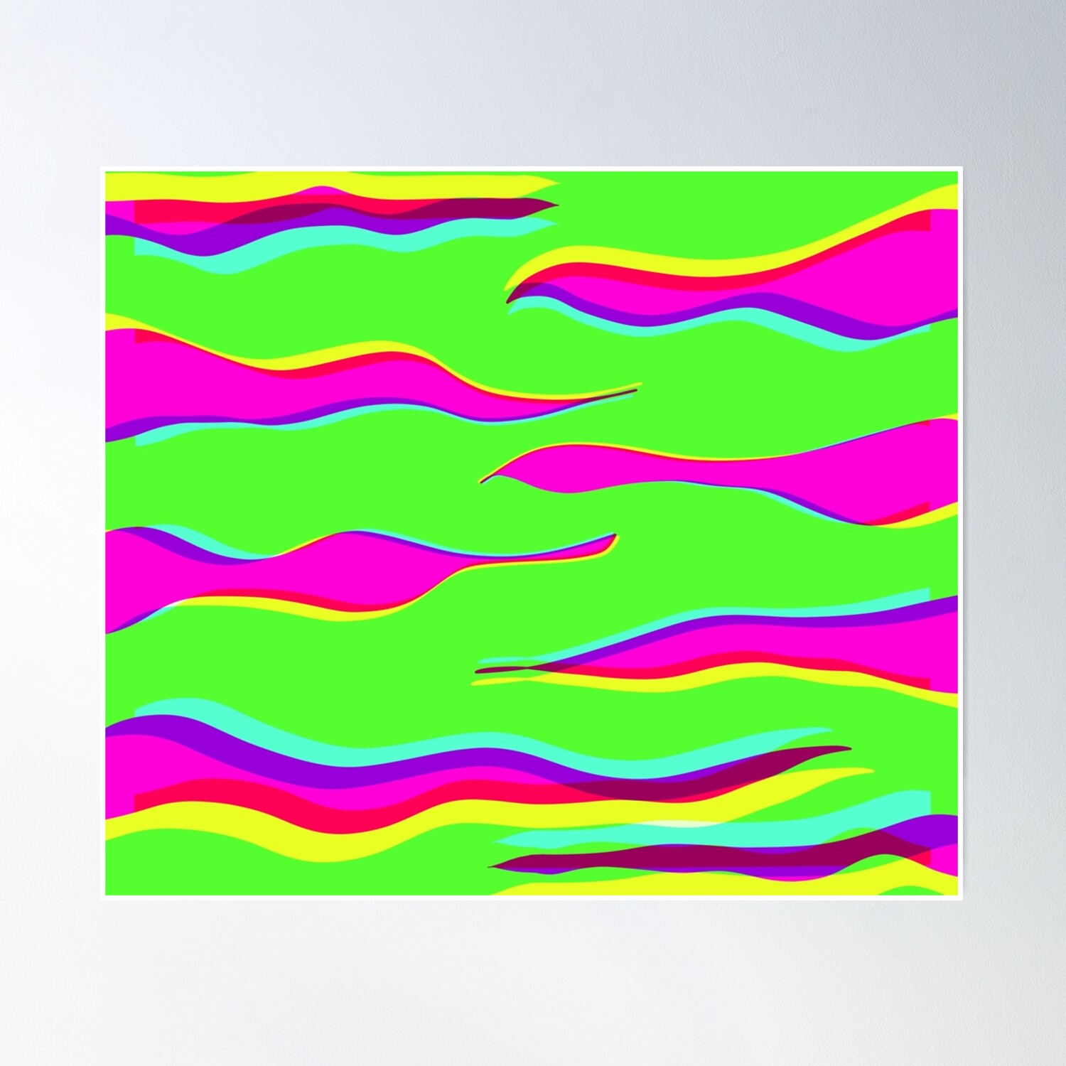 Modroom Zebra Print Multicolor, Pink And Green Zebra Stripes Wild ...