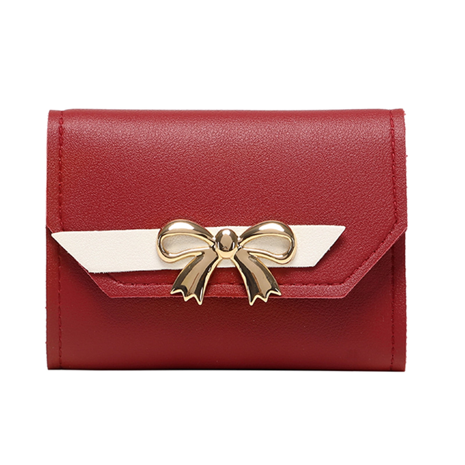 Modstep Fashion Bow Short Wallet for Women RFID Blocking Bifold ID ...