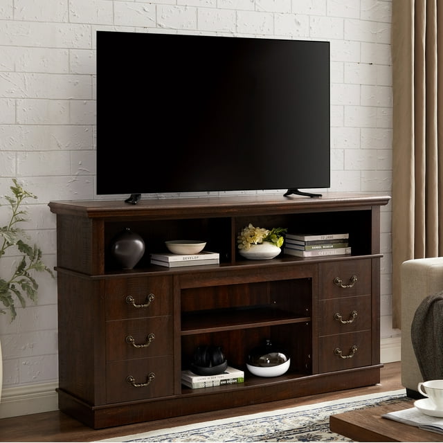 Modstyle Farmhouse TV Stand for 65 inch TV, Entertainment Center with ...