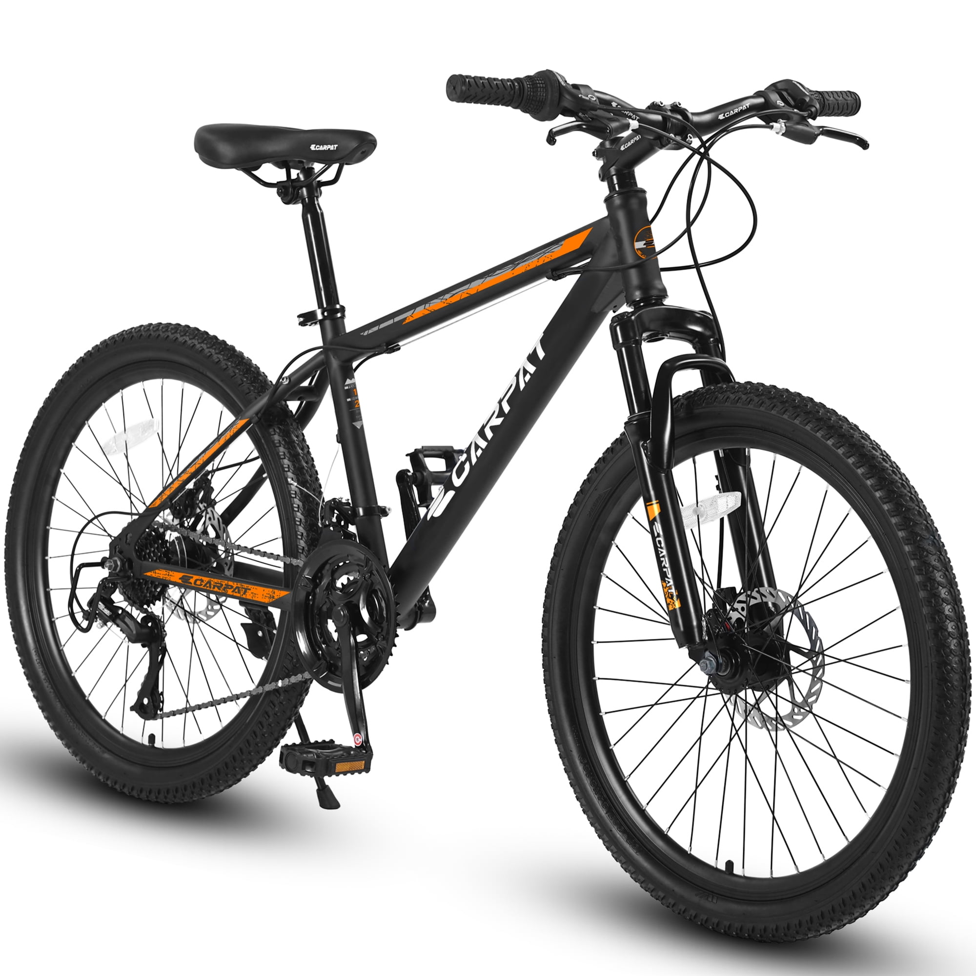26 inch Mountain Bike for Men, Adult Mens Bike with 21 Speed & Disc Brakes - Walmart.com