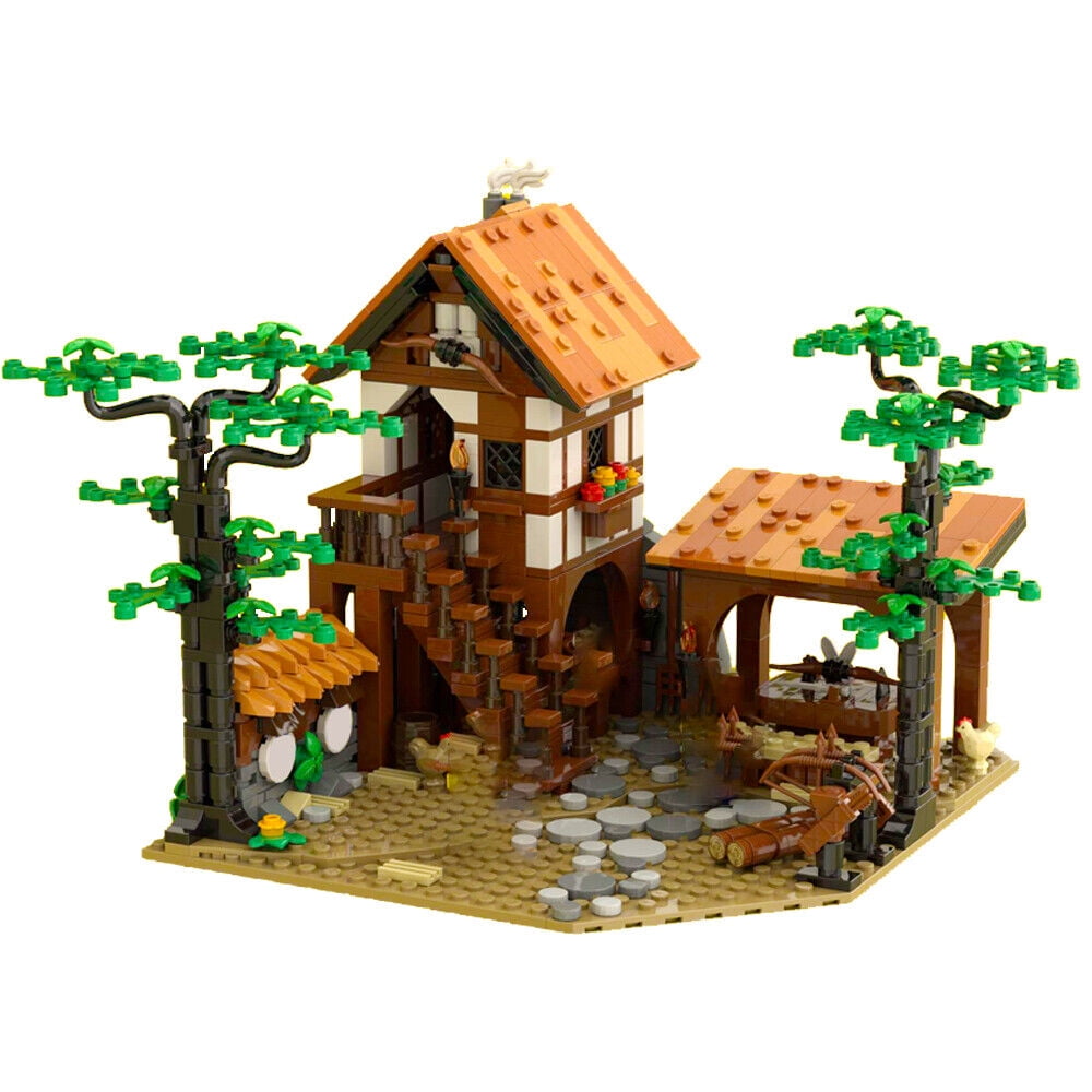 Modubrix Mocs Buildings Blocks Toy Sets Archery Range Expansion for ...