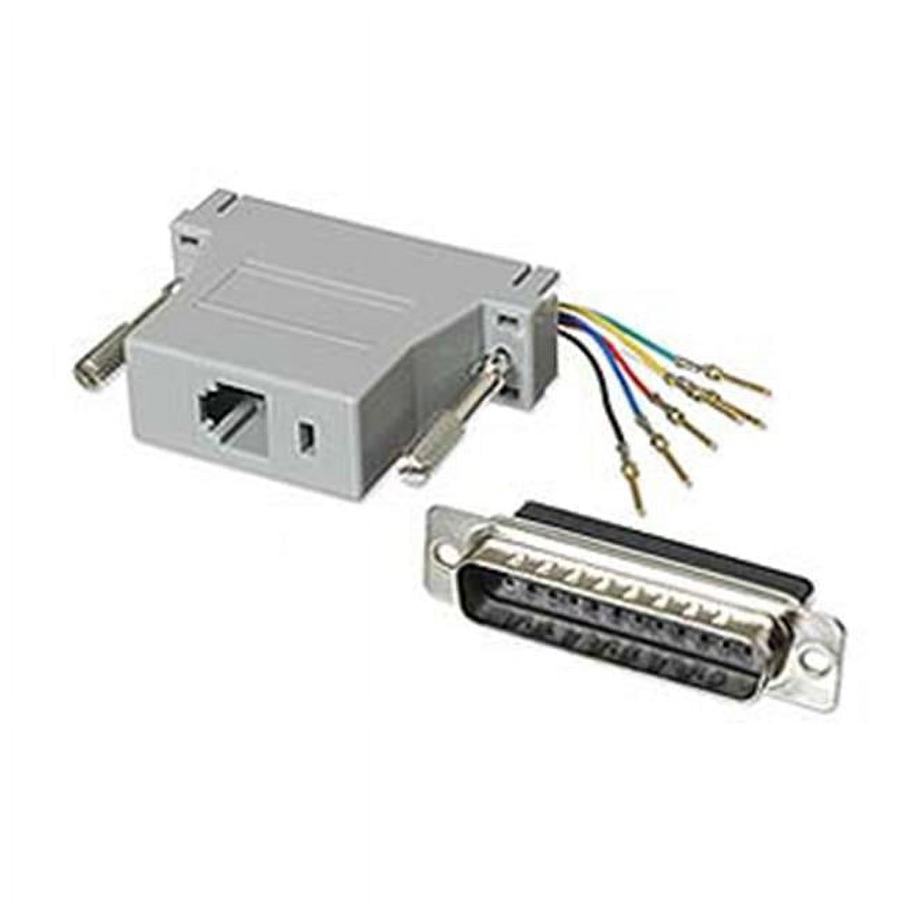Modular Adapter DB25 M to RJ11/RJ12 - Walmart.com