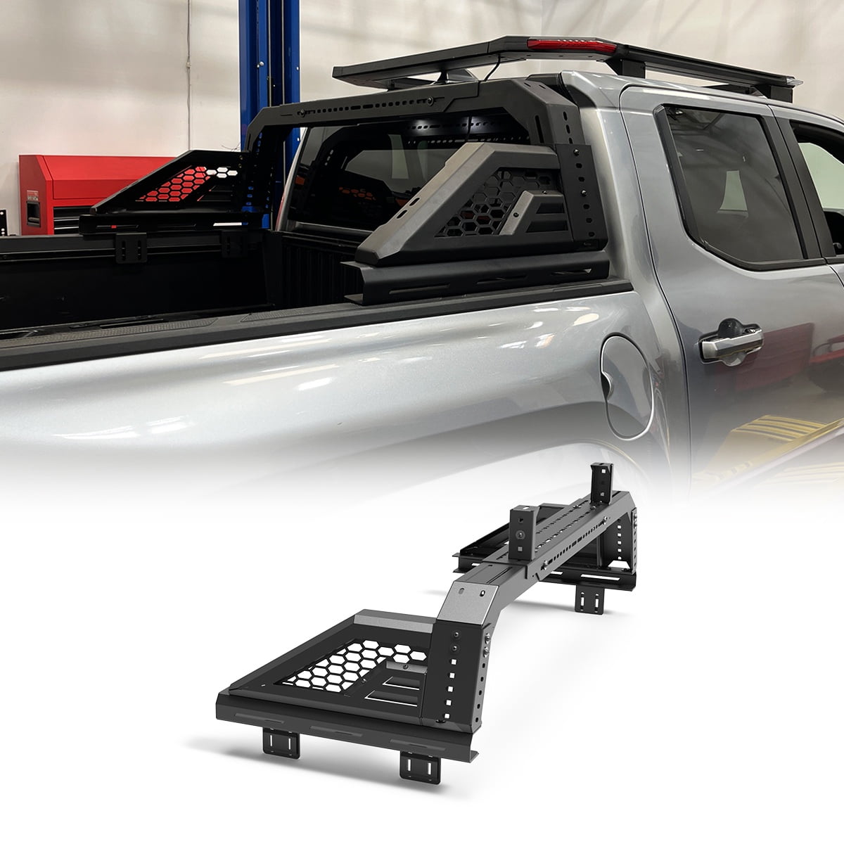 Modular Adjustable Full-size Pickup Roll bar Overland Bed Rack For ...