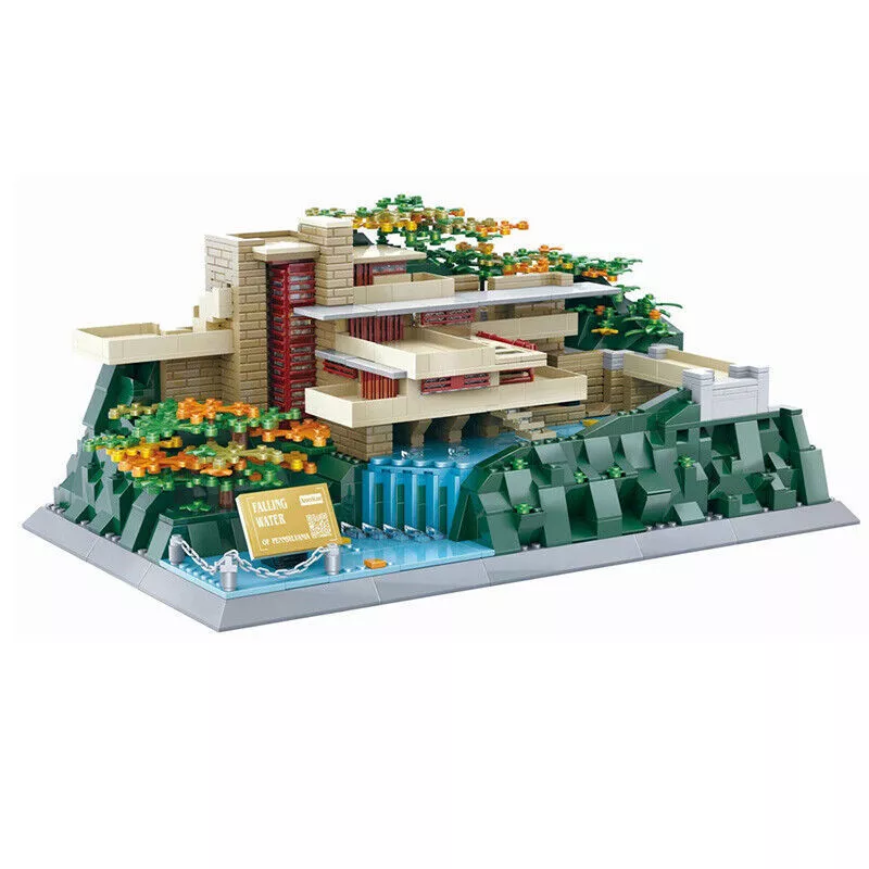 Modular Building Blocks Set for Pennsylvania Fallingwater Villa MOC ...