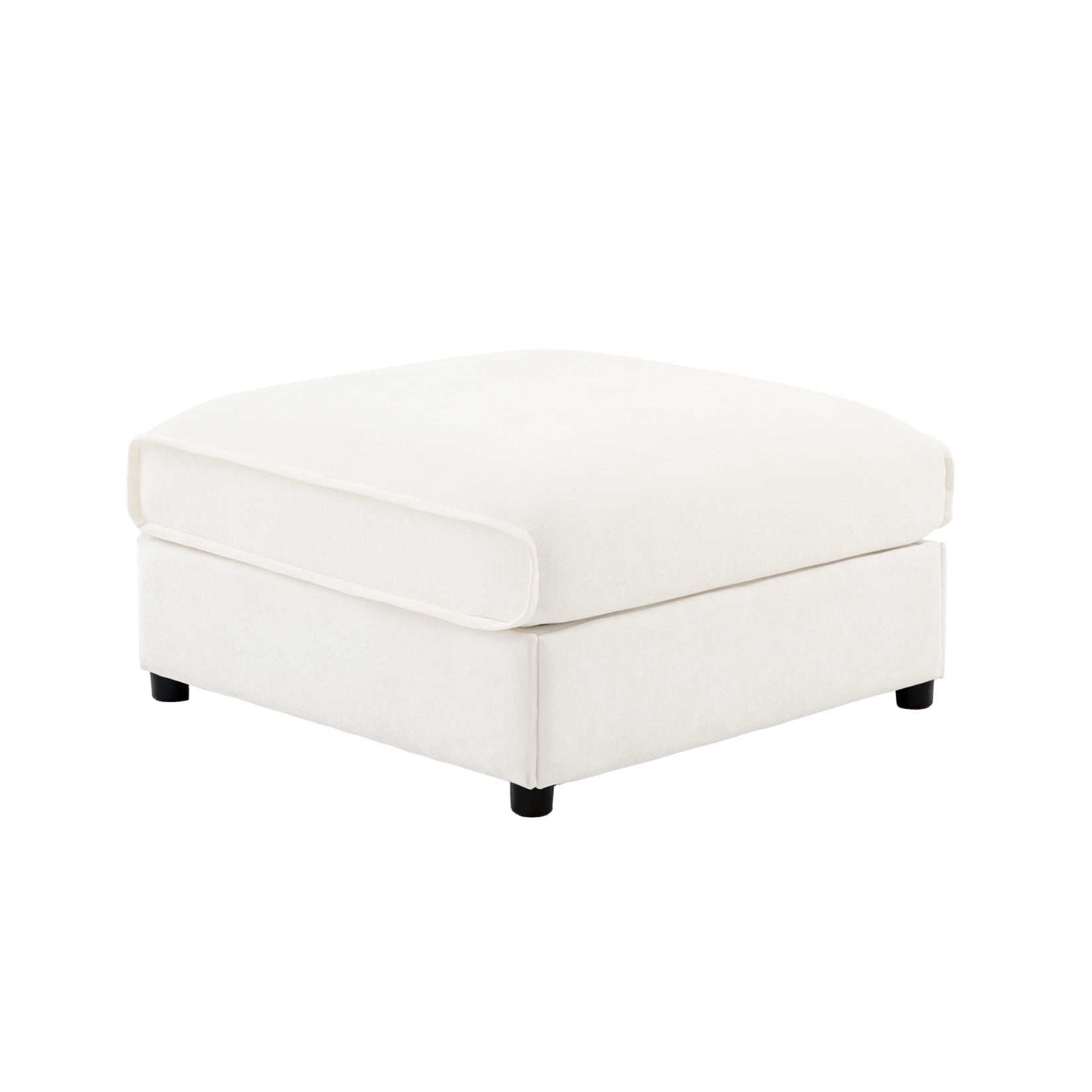 Modular Chenille Sectional Sofa with Ergonomic Backrest & Armrests ...