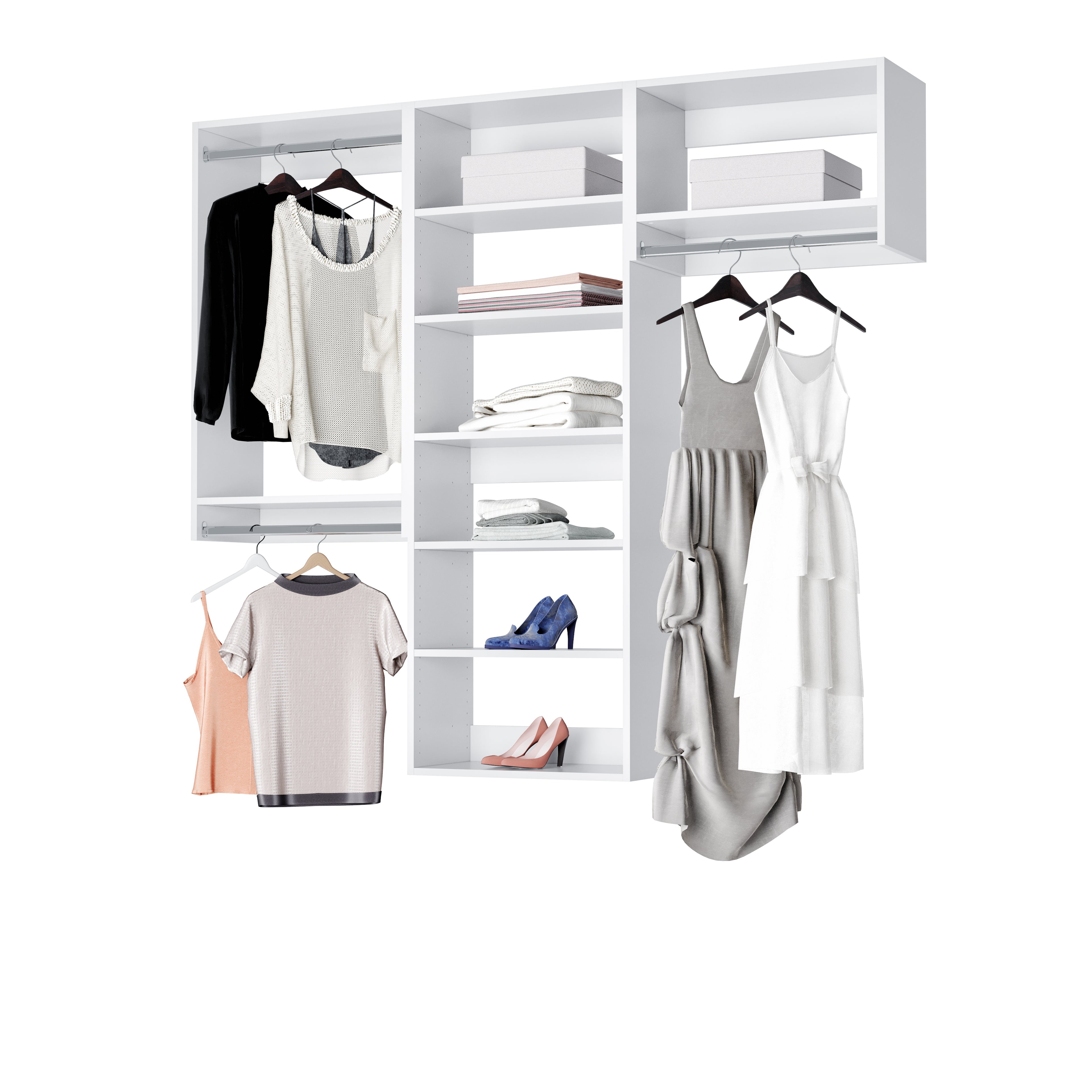 Modular Closet System - A Bedroom Organization and Storage System for ...