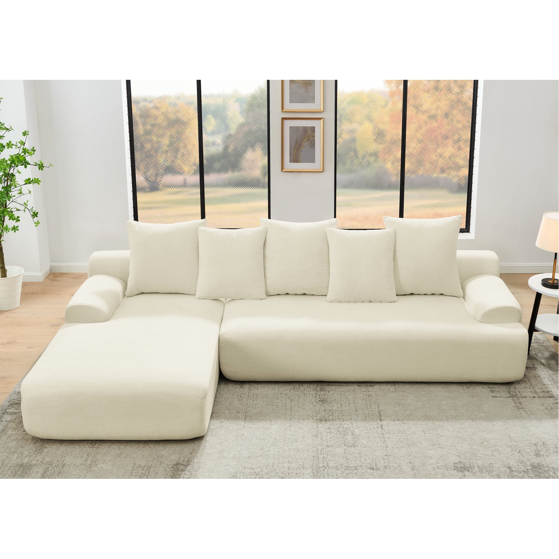 Modular Compressed Sofa | Space - efficient Layout | Apartments and ...