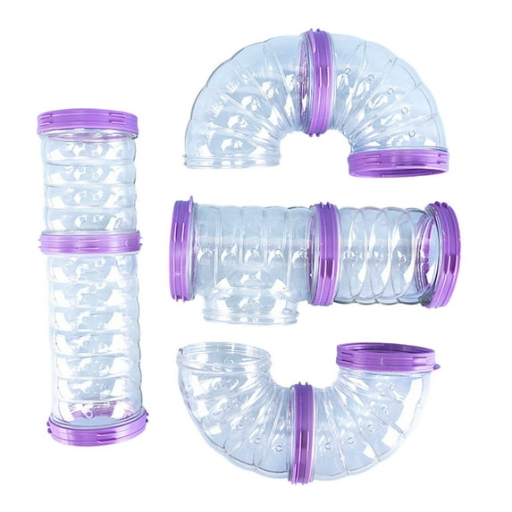 Modular DIY Hamster Cage Tube Maze Habitat System with Interchangeable ...