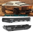 Modular Front Bumper + Rear Bumper For 2024-2025 Tesla Cybertruck w/4 x ...
