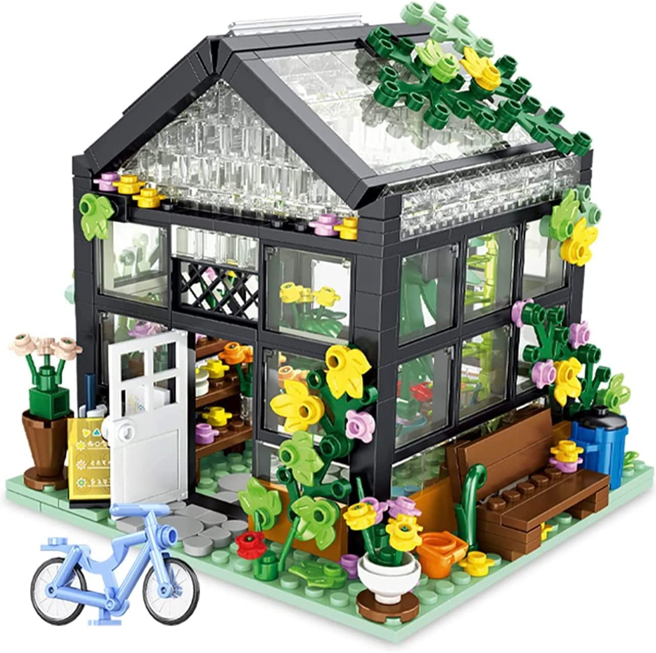 Modular Greenhouse Botanical Flowers Toy Bricks Set - Walmart.com