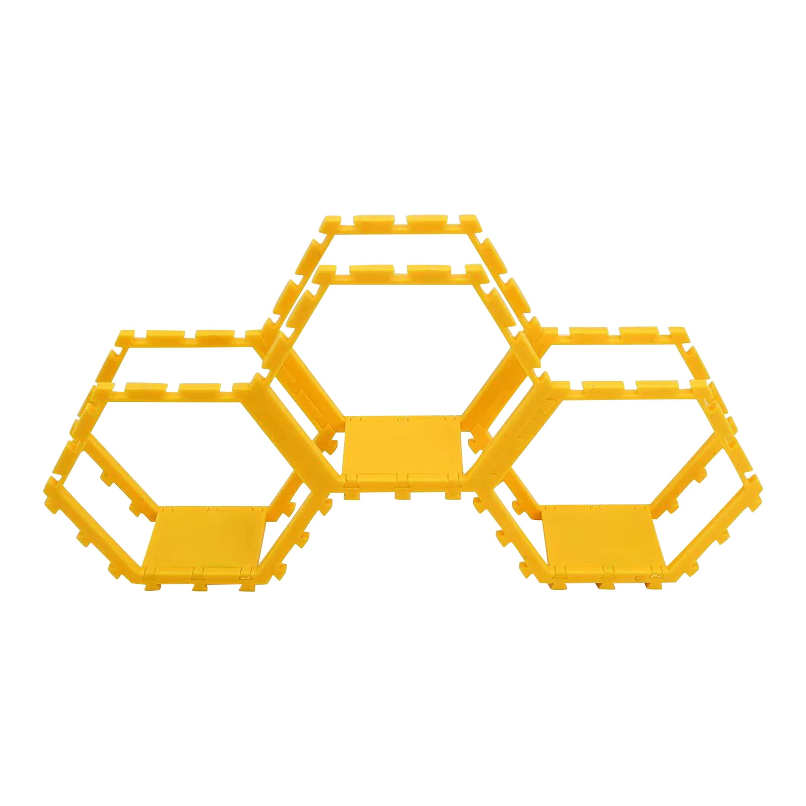 Modular Hexagon Wine Rack Stackable Durable Plastic Space-Saving Design ...