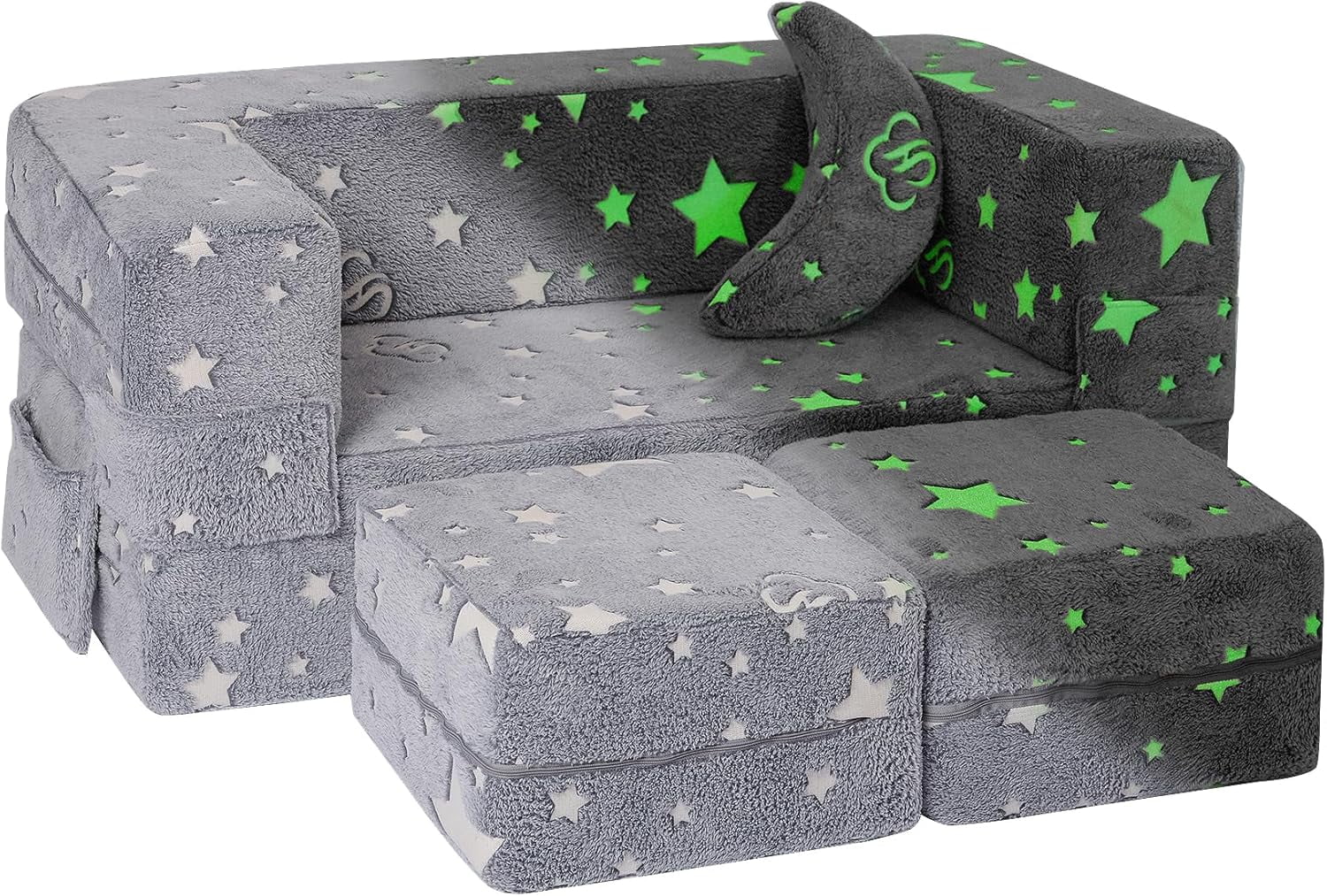 Modular Kids Sofa,Toddler Couch Foam Armchair for Kids, Children ...