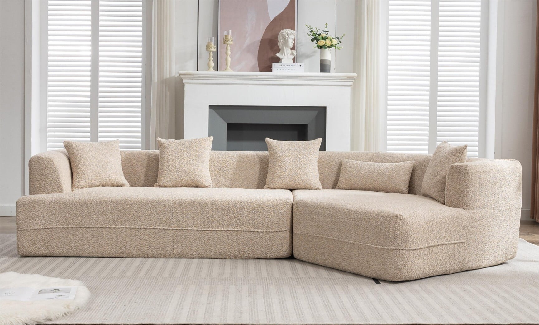 Modular Living Room Sofa Set, Modern Minimalist Style Sofa, Salon ...