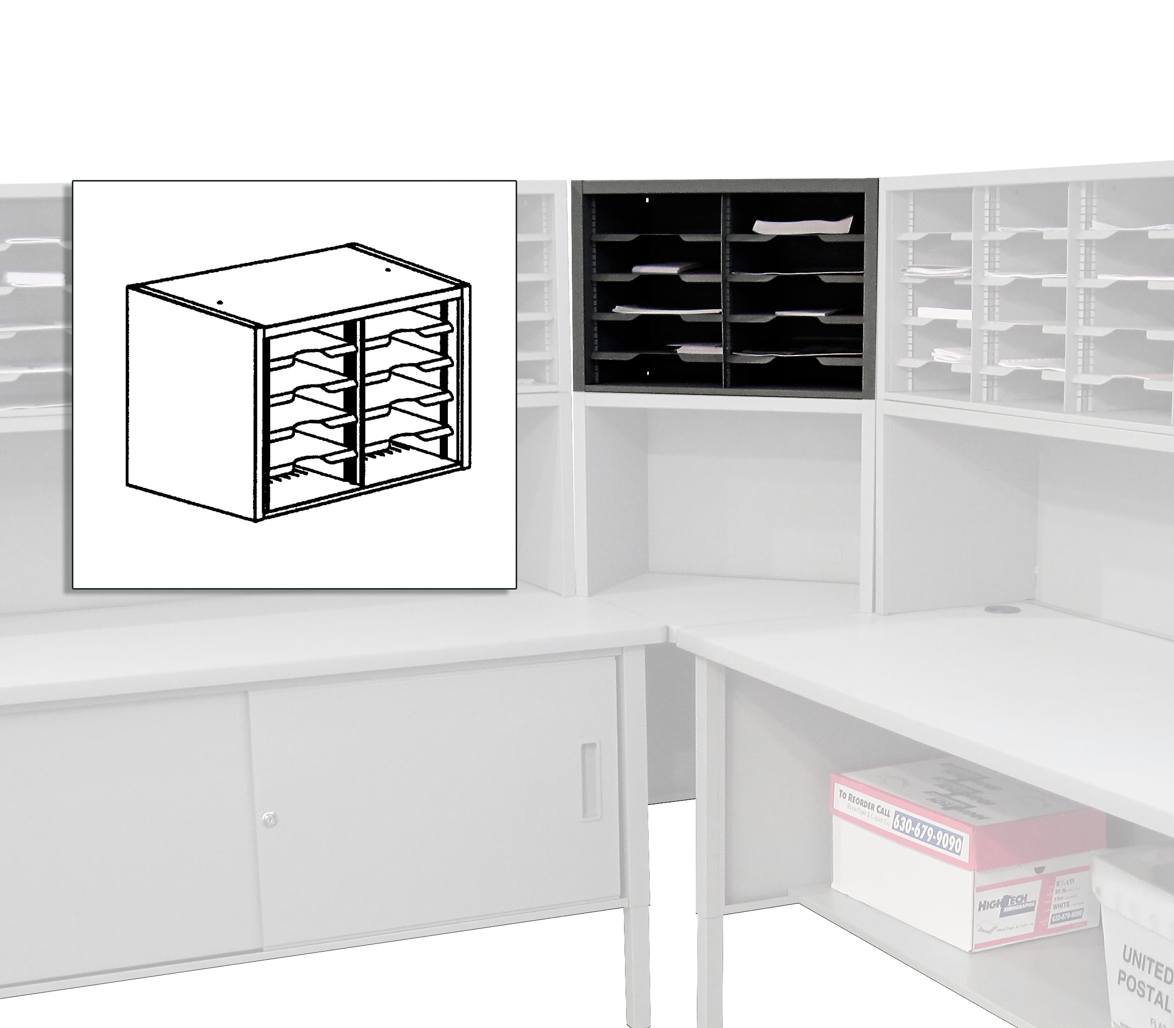 Modular Mailroom Sorter Components to customize your ideal mailroom ...