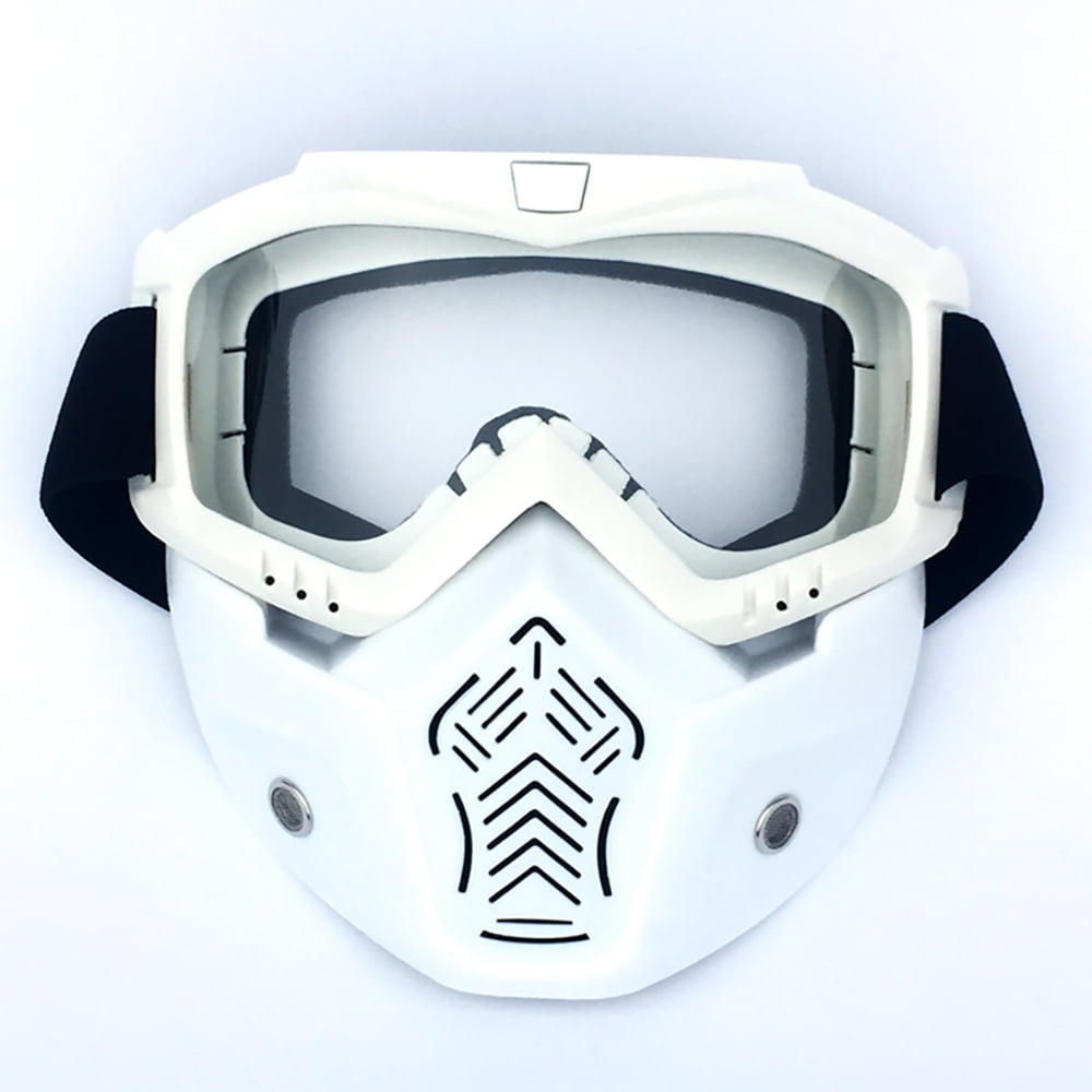 Modular Motocross Goggles Face Cover Shield Motorcycle ATV Off Road ...