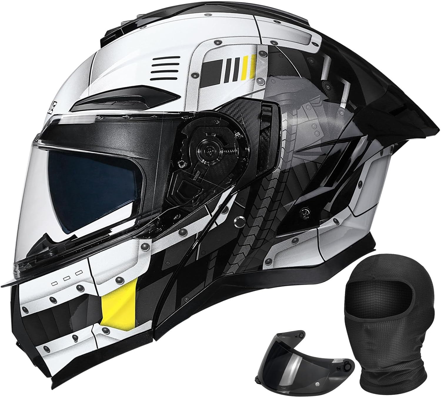 Modular Motorcycle Helmet Generic Dual Visor ECE 22.06 Certified, Sun ...