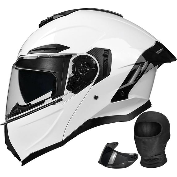 Modular Motorcycle Helmet Generic Dual Visor ECE 22.06 Certified, Sun ...