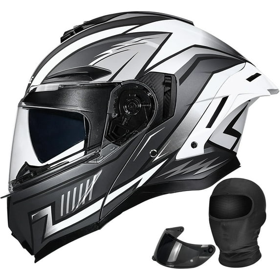 Modular Motorcycle Helmet Generic Dual Visor ECE 22.06 Certified, Sun ...