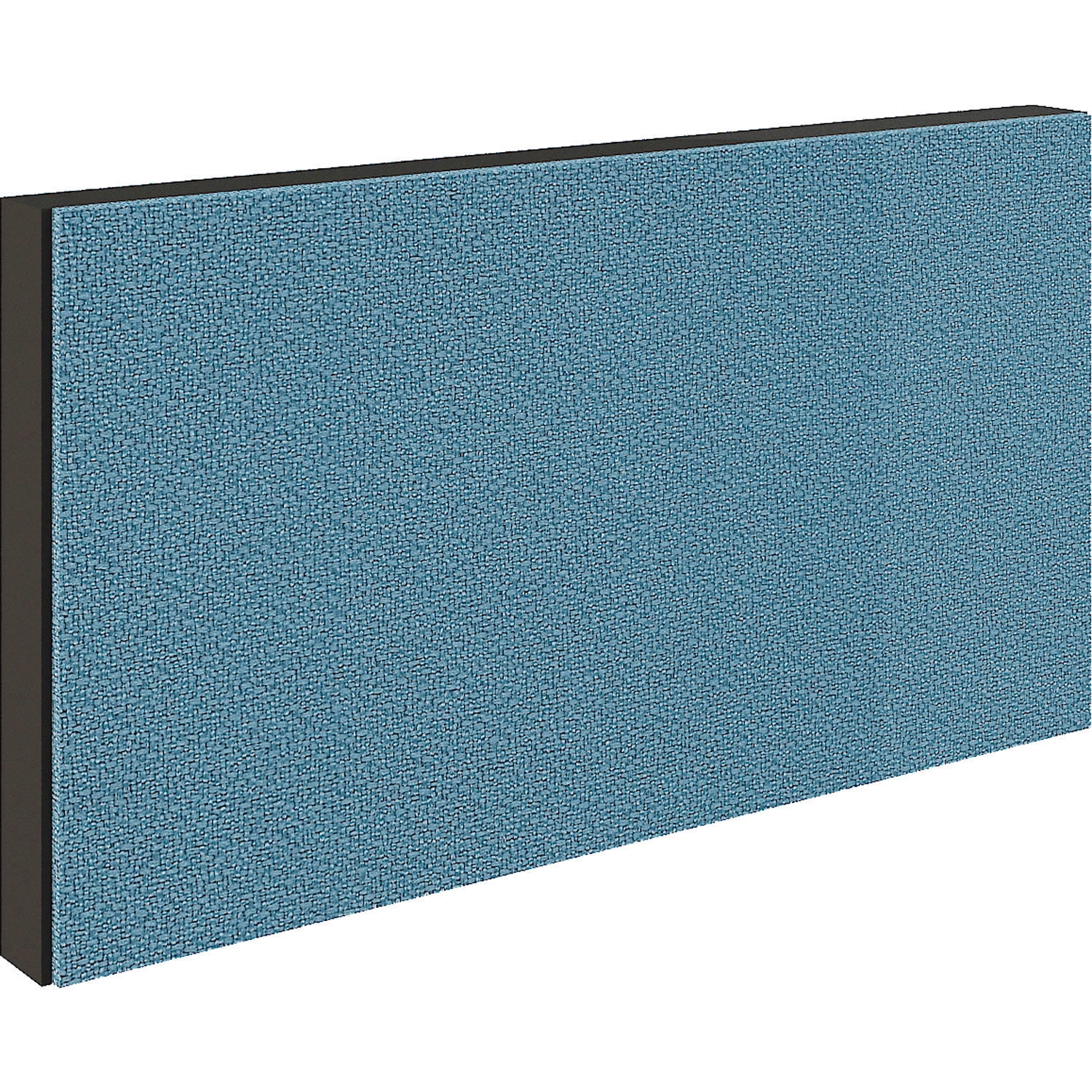 Modular Partition Stacking Panel with Fabric, 30"W x 16"H, Blue ...