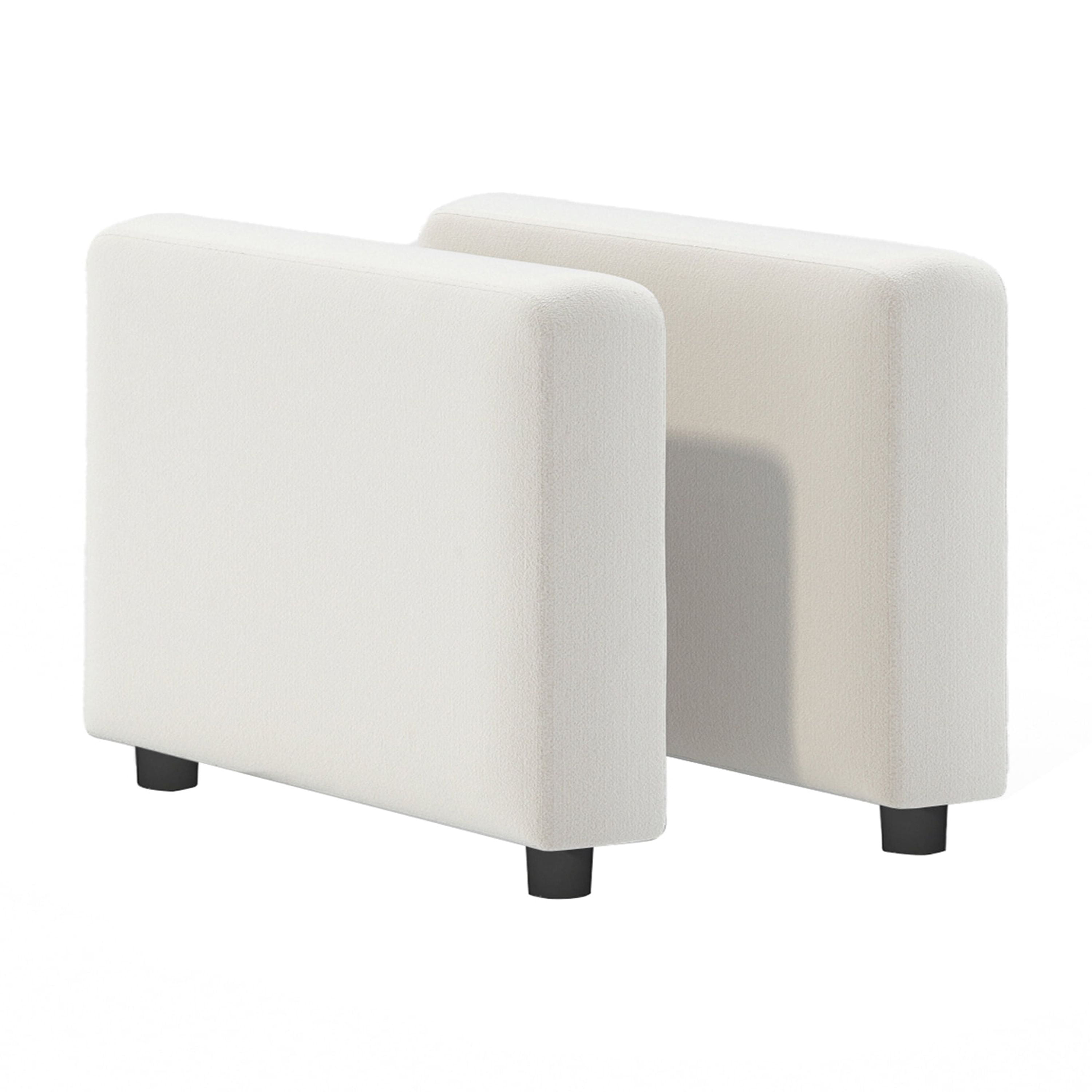 Modular Piece--Armrests, Part of Sectional sofa,Chenille,Minimalist ...