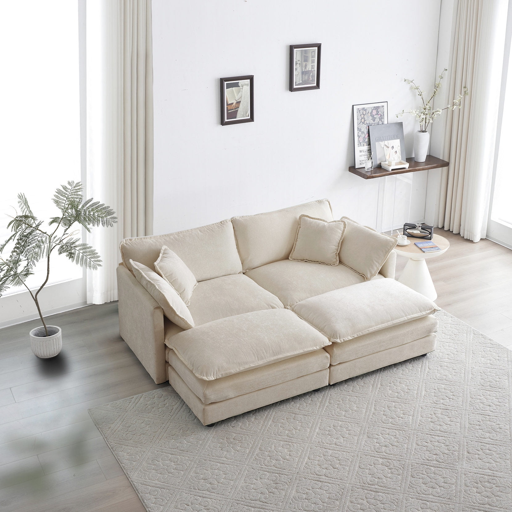 Modular Sectional & Easy Assembly - Quickly Set Up Your Living Space ...