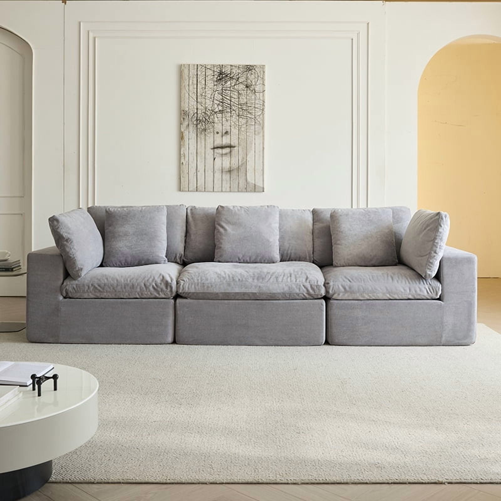 Modular Sectional Sofa, Compressed Sectional Sofa Modern Minimalist ...