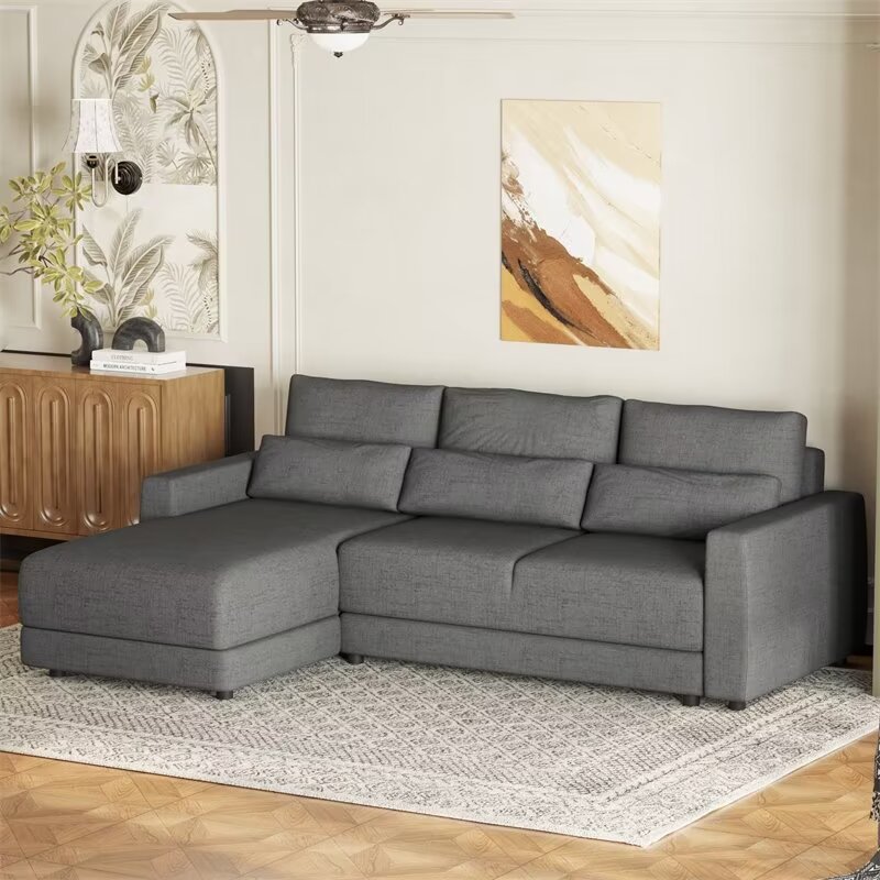 Modular Sectional Sofa Couch, L-Shaped Sectional Sofa with Removable ...