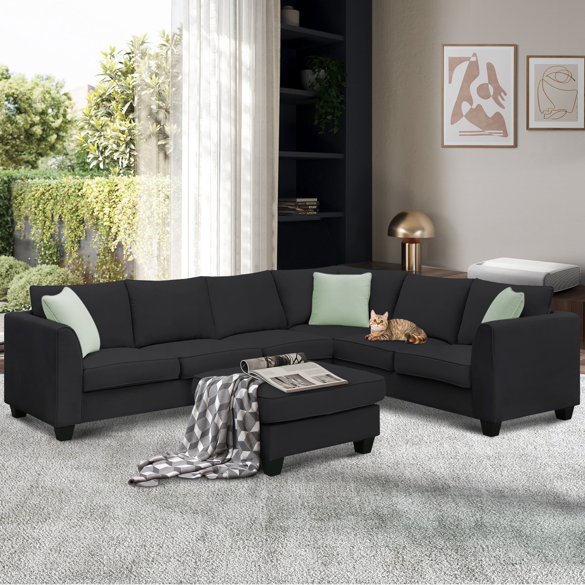 Oversized Modular Sectional Sofa Couch for Apartment, Living Room ...