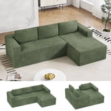 Modular Sectional Sofa Couches L-Shape Couch 3 Seat Modular Sofa Memory ...