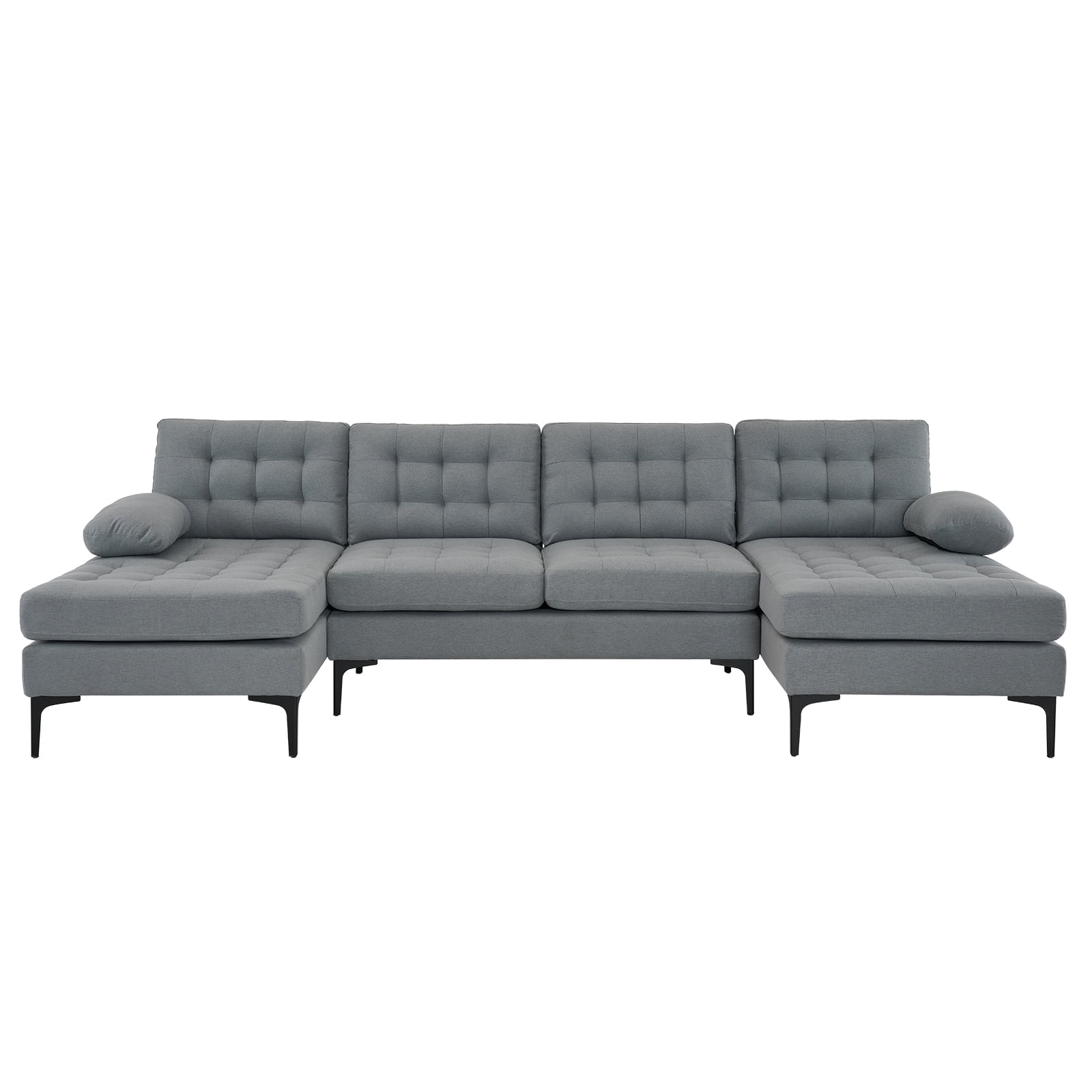 Modular Sectional Sofa U Shaped Sectional Couch Indoor Sectional Sofa ...
