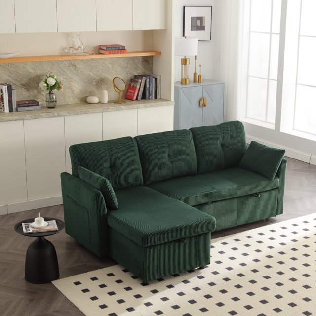 Modular Sectional Sofa with Storage Chaise,L Shaped Modular Couch with ...