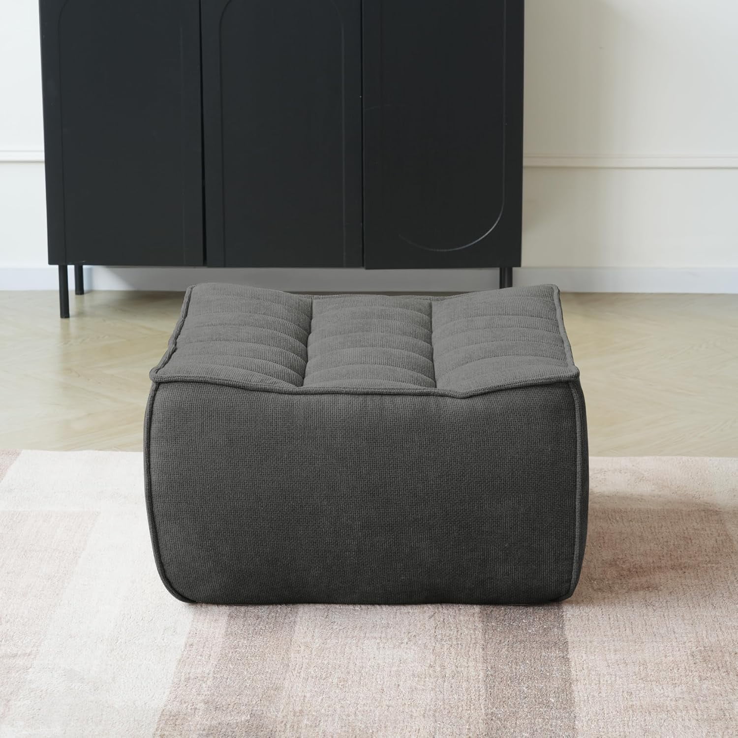 Modular Sofa,Lazy Floor Sofa, Linen Fabric Ottoman Module, Fireside ...