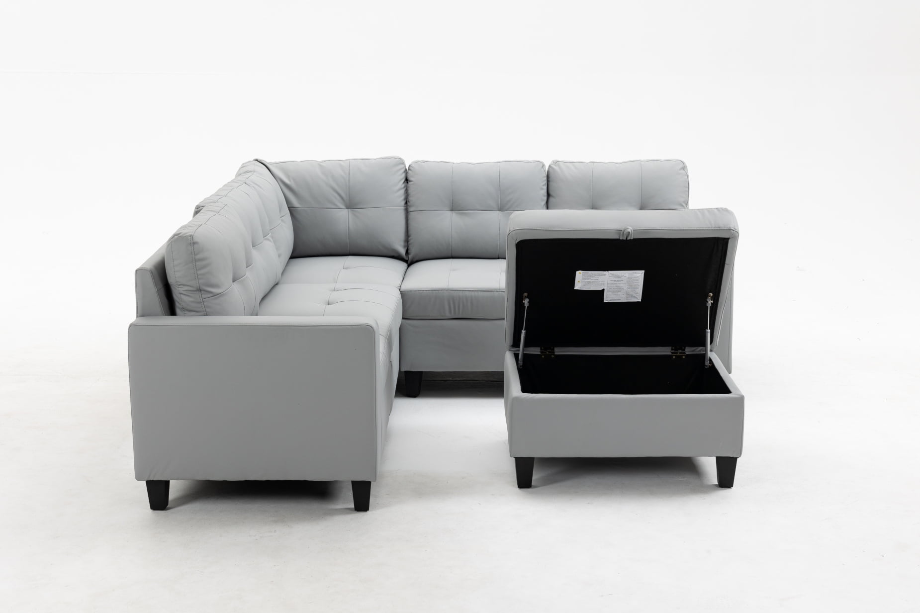 Modular Sofa Sectional Couch, Sleeper Sofa Bed Corner Couch with ...