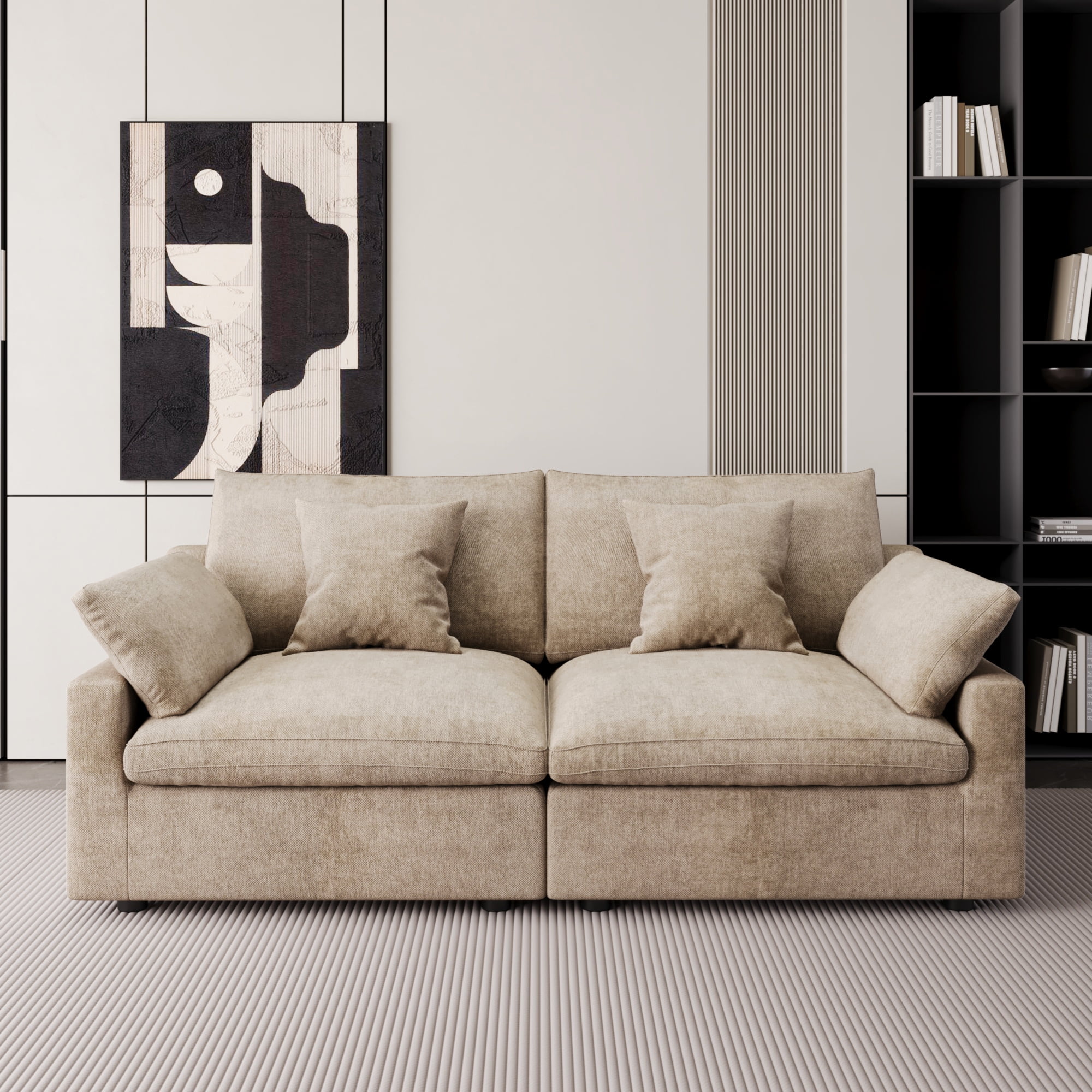 The Magic Home Modular Sofa & Sectional Sofa - Deep Seat Cloud Couch in ...