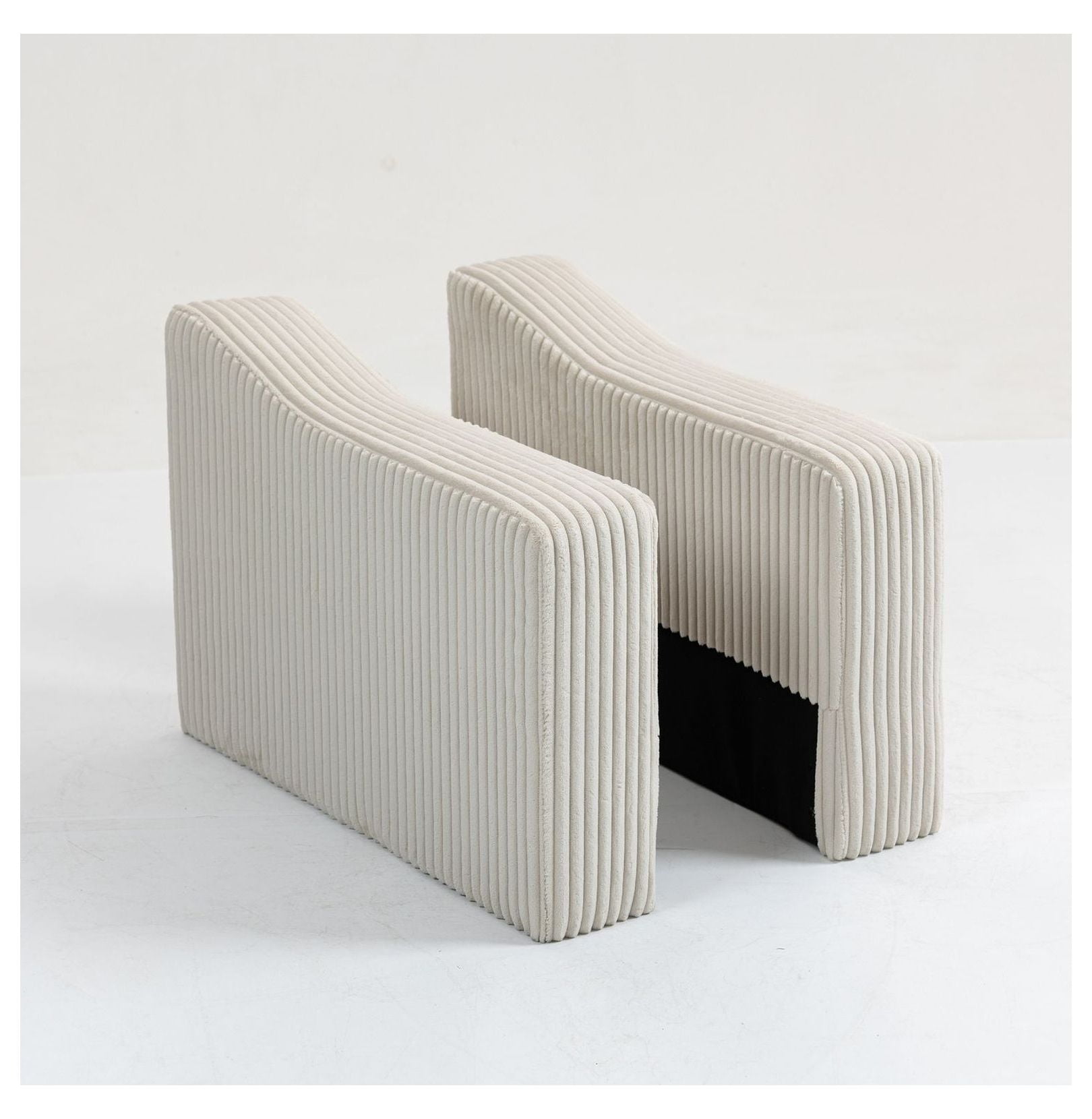 Modular Sofa Single Armrest Backrest Module for Modular Sectional Sofa Couch Side Armrest, Beige ...