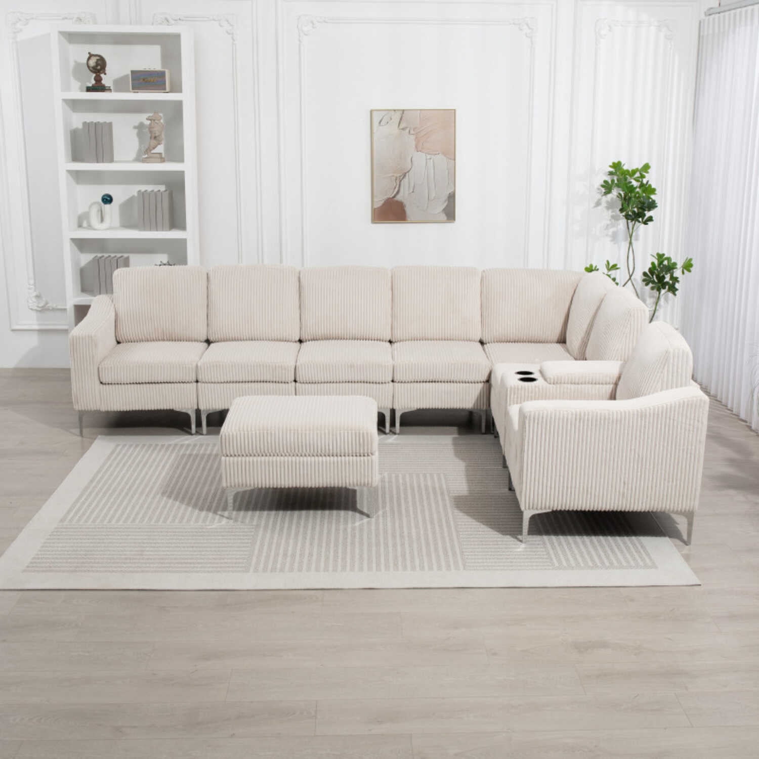 Modular Sofa Single Armrest Backrest Module for Modular Sectional Sofa ...