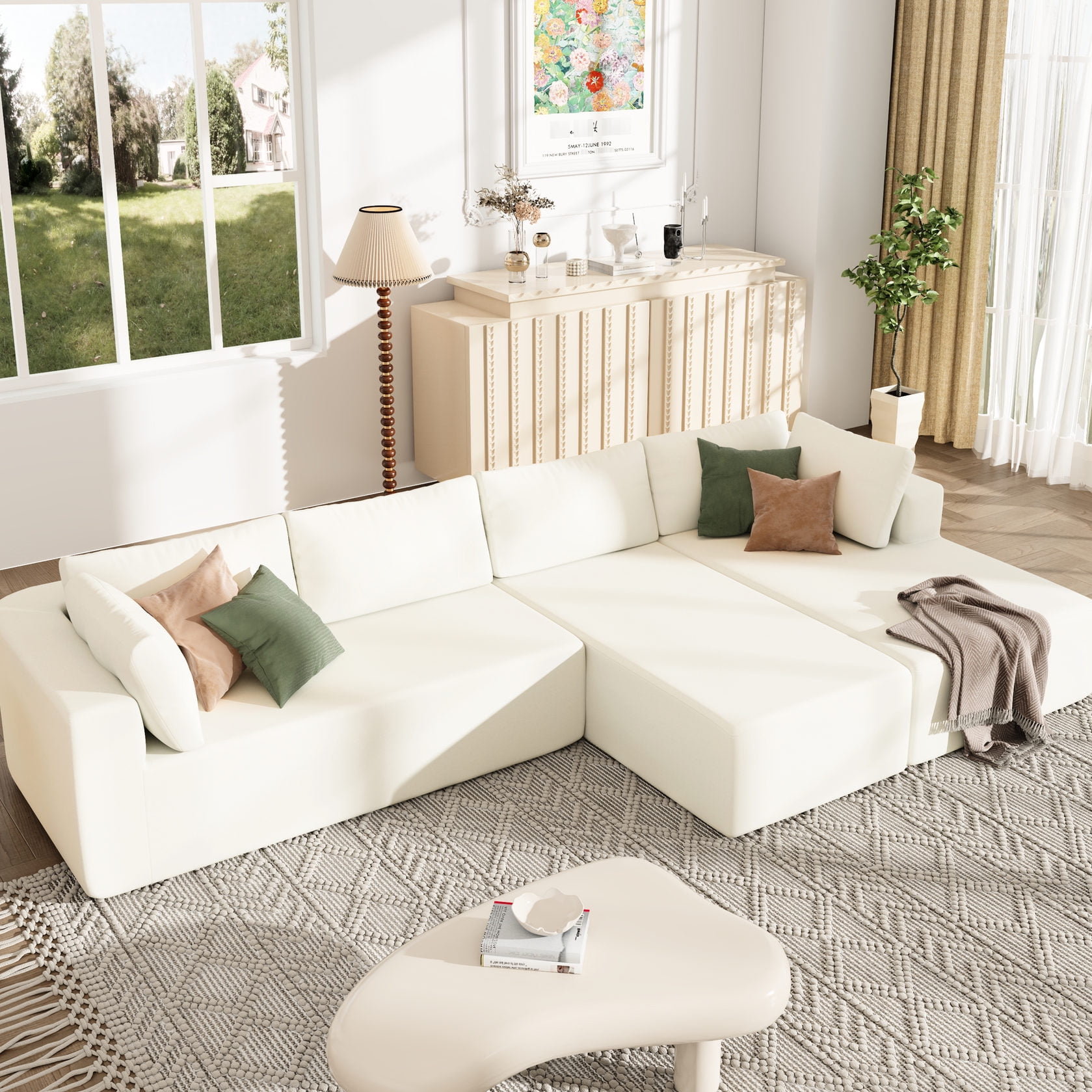 Modular Sofa with Versatile Configurations / Adaptable to Cozy ...