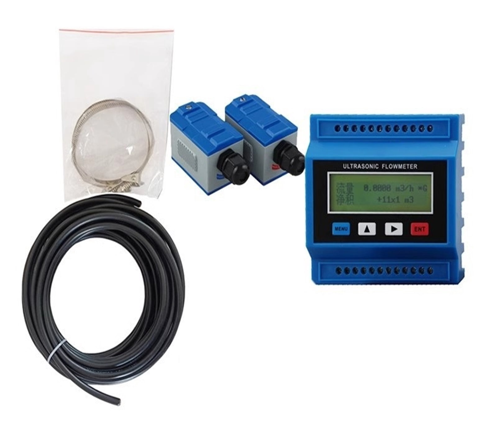 Modular Ultrasonic Flow Meter - Clamp On Type For Sewage And Pure Water ...