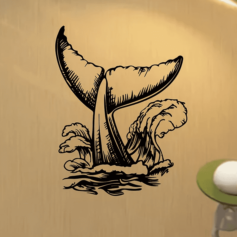 Modular Whale Pod Metal Wall Art, Interchangeable Tail Coastal Nursery ...